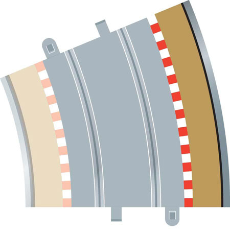 Richardsons | Scalextric - Advanced Track System - Radius 4 Curve Outer